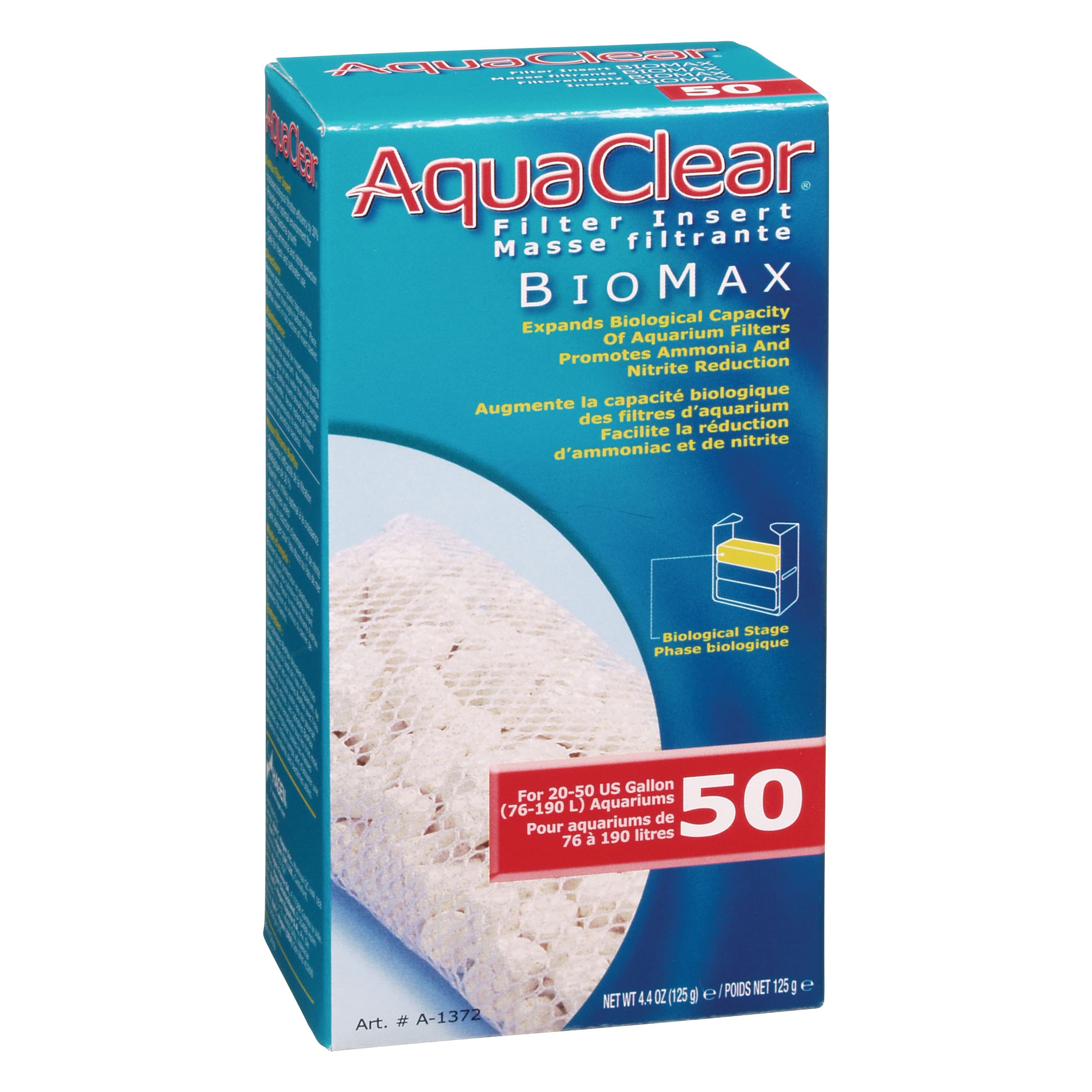 AquaClear 50 Bio-Max Insert 125g ⋆ Bobby G's Pro Aquarium