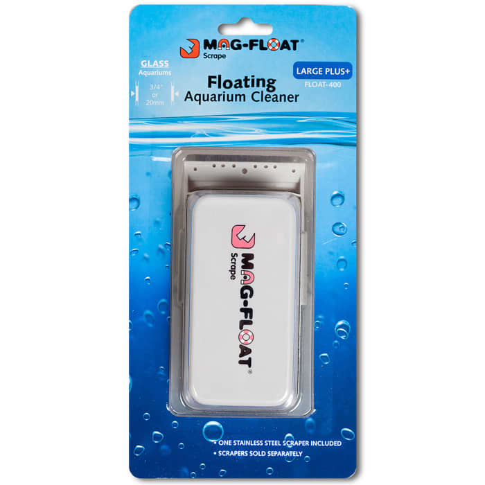 Mag-Float Glass Cleaner Large+ w/Scraper ⋆ Bobby G's Pro Aquarium